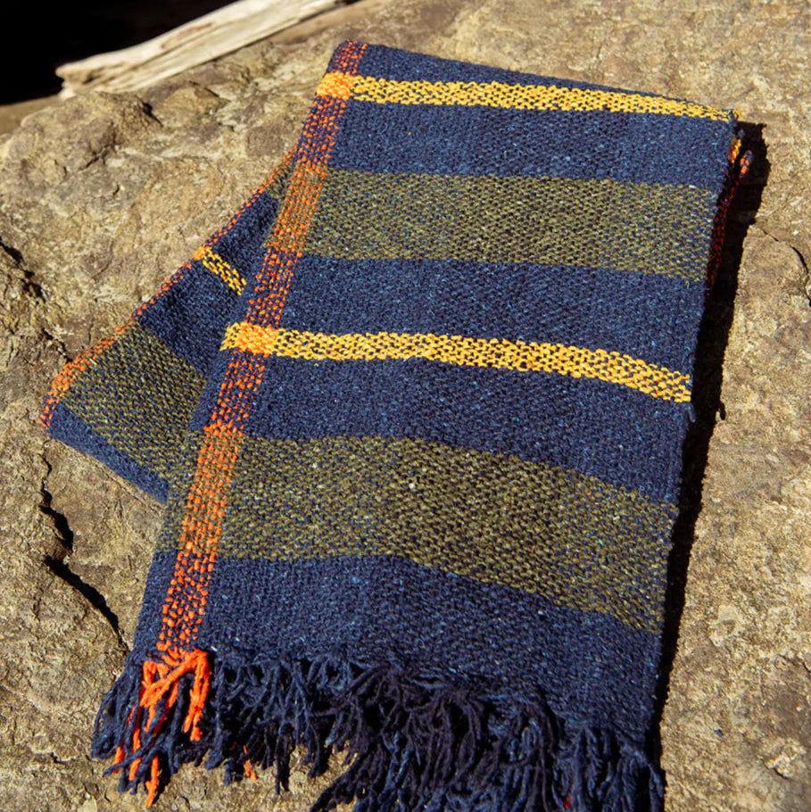Pacific Plaid Throw Blanket – BUNKHAUS